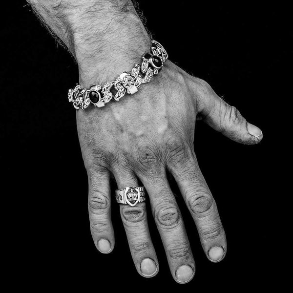 Liberty Road Crown Ring In Sterling Silver, 13mm – BLOODLINE DESIGN