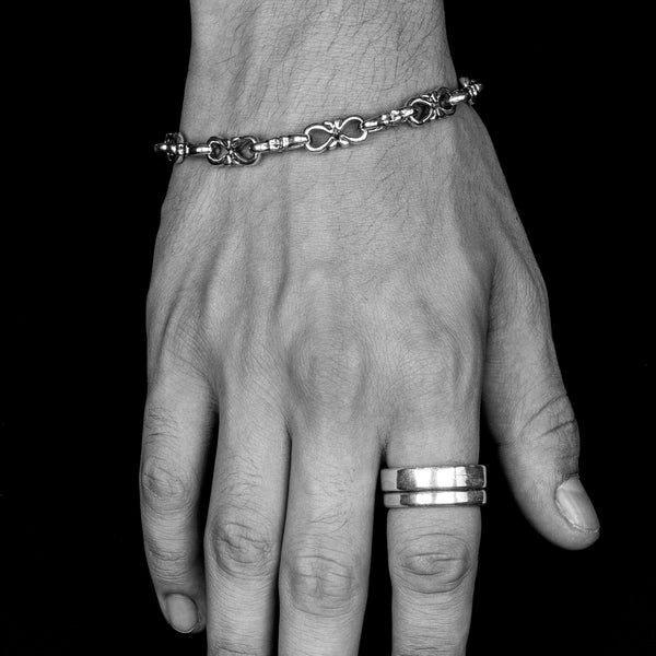 Spanish Anchor Chain Link Bracelet in Sterling Silver – BLOODLINE DESIGN