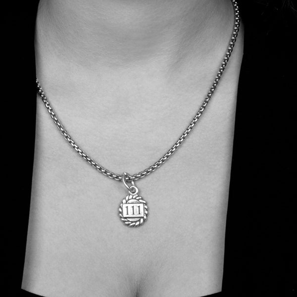 Angel Number 111 Pendant in Sterling Silver, 26mm – BLOODLINE DESIGN