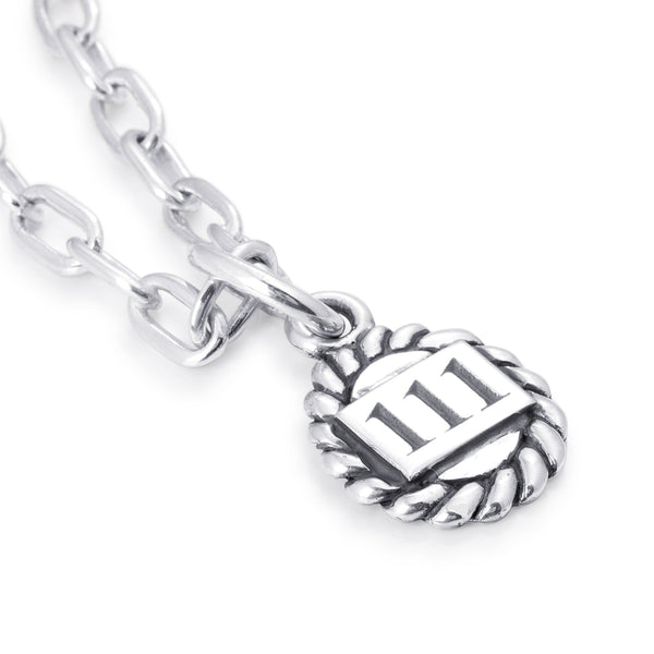 Angel Number 111 Pendant in Sterling Silver, 26mm – BLOODLINE DESIGN