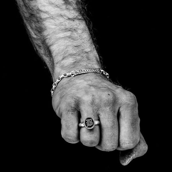 Classic Signet Ring In Sterling Silver, 5mm – BLOODLINE DESIGN