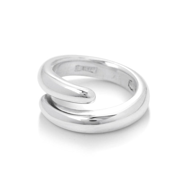 Manhattan Intersection Band In Sterling Silver, 12mm – BLOODLINE DESIGN