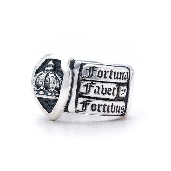 Liberty Road Crown Ring In Sterling Silver, 13mm – BLOODLINE DESIGN