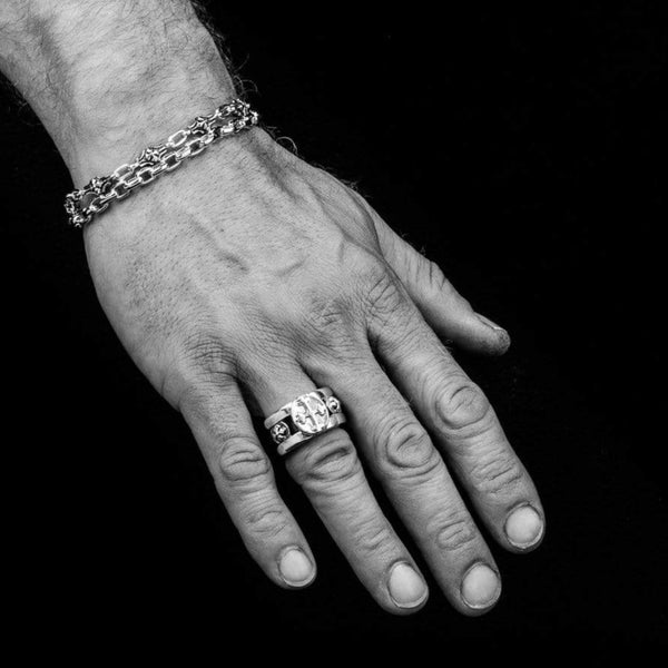 The Gateway Ring In Sterling Silver, 16mm – BLOODLINE DESIGN