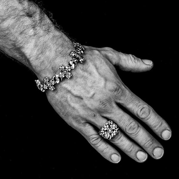 Venice Ring in Sterling Silver, 20mm – BLOODLINE DESIGN